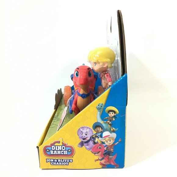 Jazzwares | Toys | Dino Ranch Jon Blitzs Chariot Pull Back And Go ...
